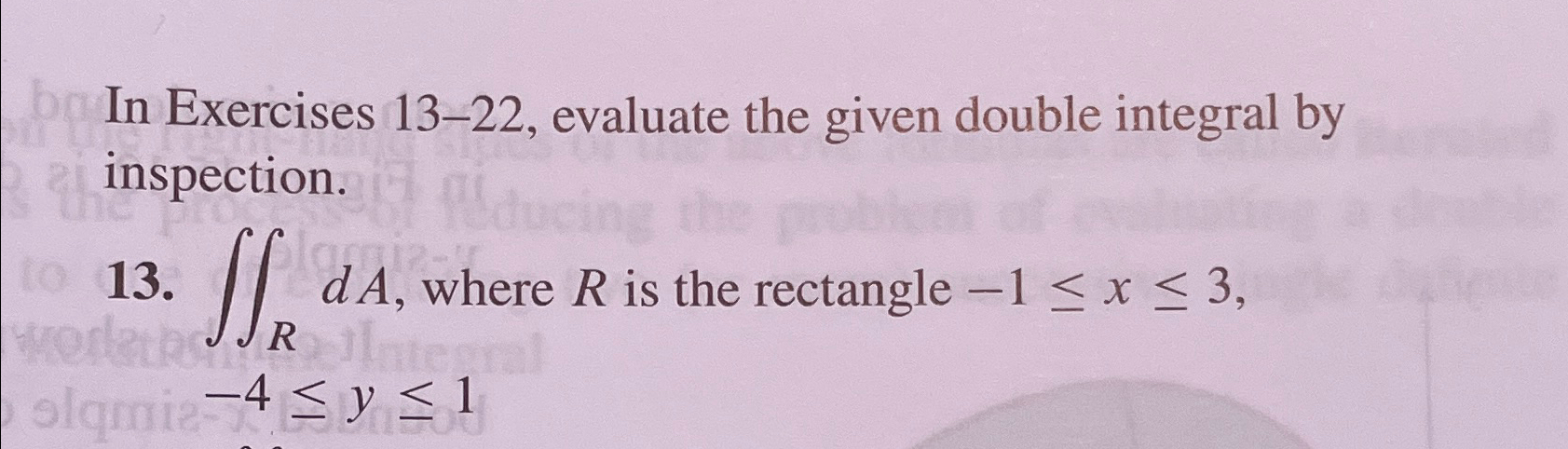 Solved In Exercises 13-22, ﻿evaluate the given double | Chegg.com