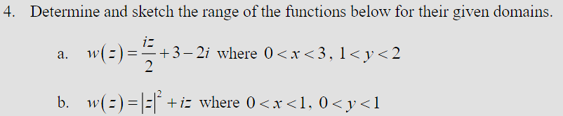 Solved Determine and sketch the range of the functions below | Chegg.com
