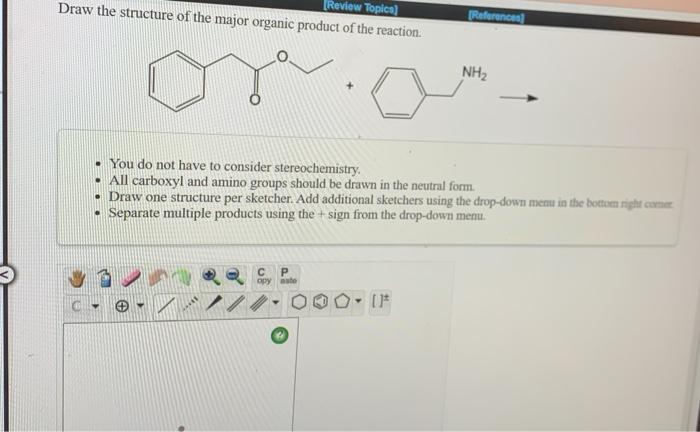 Solved Review Topical Draw the structure of the major | Chegg.com