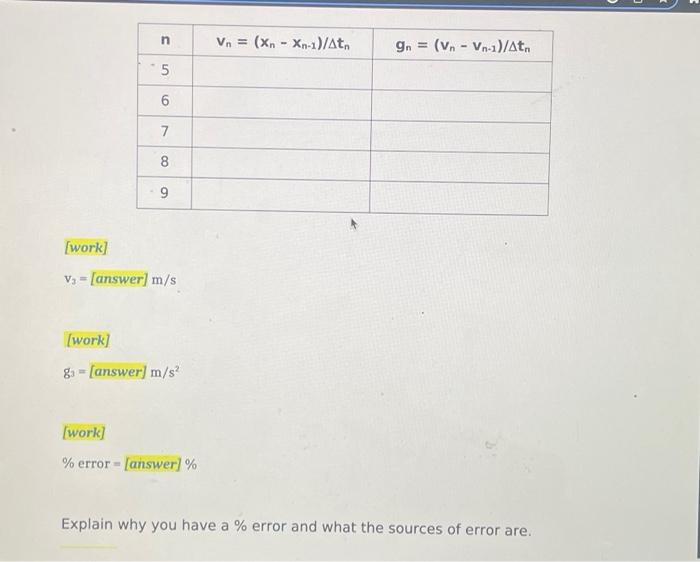 Data Table 1 b Mass of baseball: [answer] kg Diameter | Chegg.com