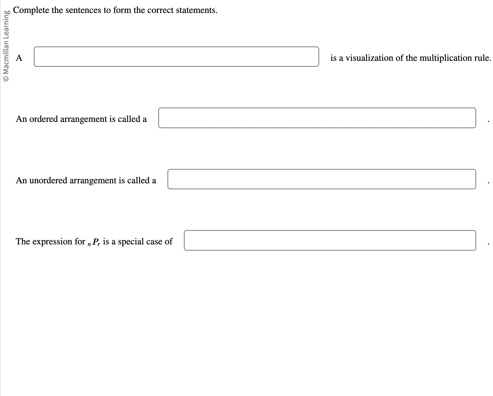 Solved Complete the sentences to form the correct | Chegg.com