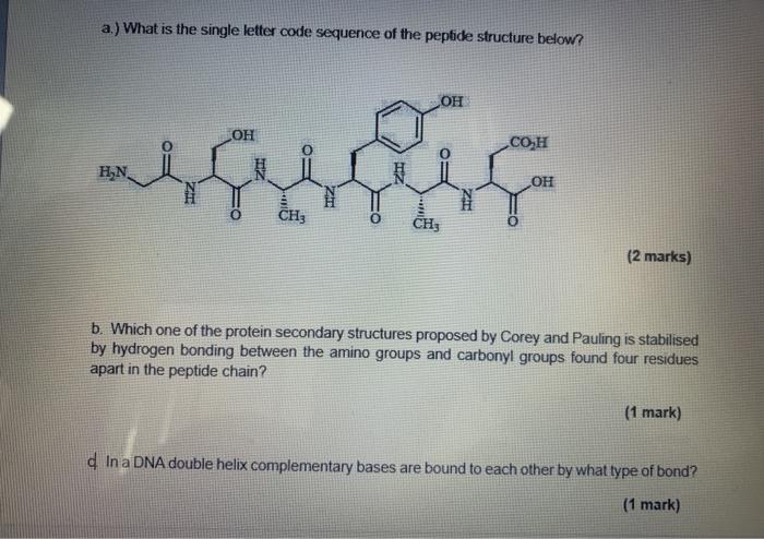 Solved a.) What is the single letter code sequence of the | Chegg.com