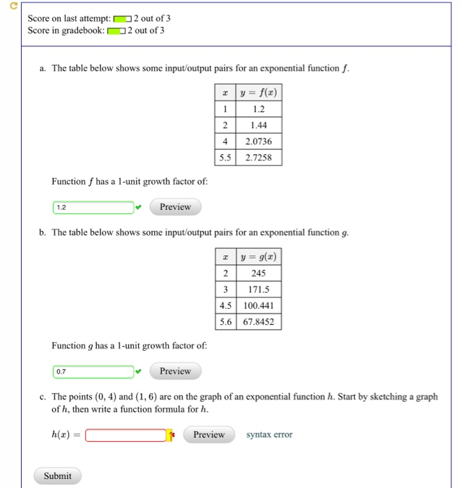 Solved Score on last attempt: Score in gradebook: 12 out of | Chegg.com