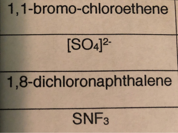 Solved 1,1-bromo-chloroethene [SO4]2 1,8-dichloronaphthalene | Chegg.com