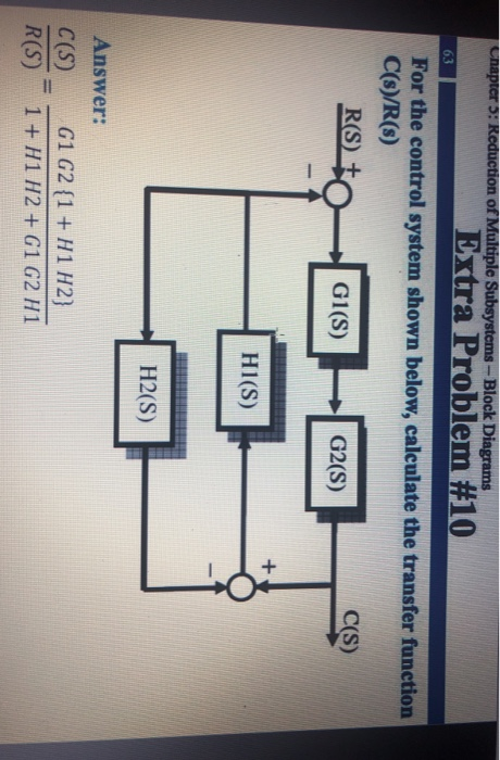 Chapter 3: Reduction of Multiple Subsystems - Block | Chegg.com
