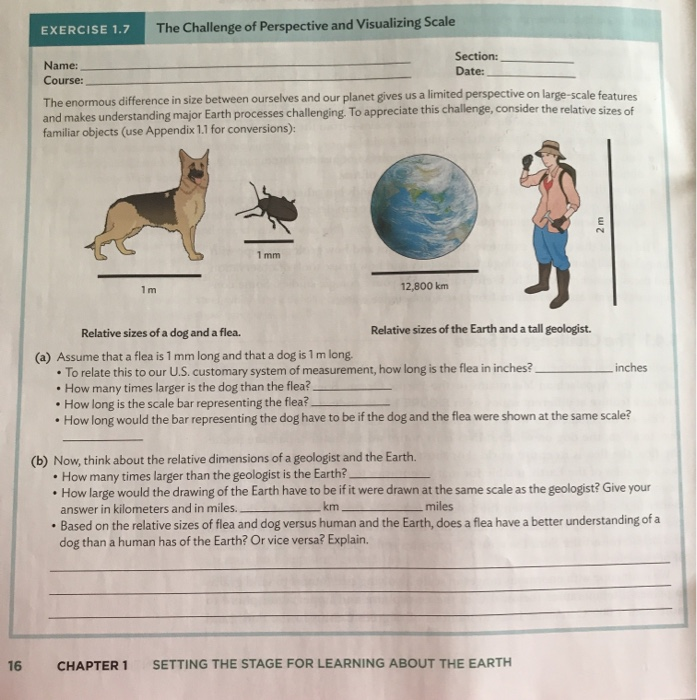 EXERCISE 1.7 The Challenge of Perspective and | Chegg.com