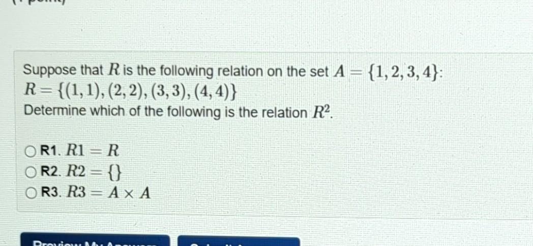 Solved Suppose that \\( R \\) is the following relation on | Chegg.com