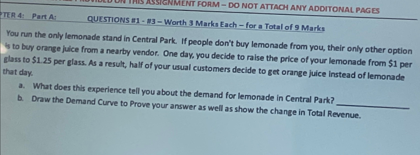 Solved PTER 4: Part A:QUESTIONS $1 - 3 - ﻿Worth 3 ﻿Marks | Chegg.com