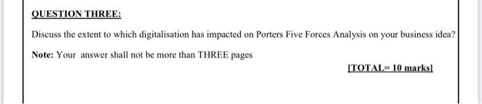 Solved QUESTION THREE: Discuss the extent to which | Chegg.com