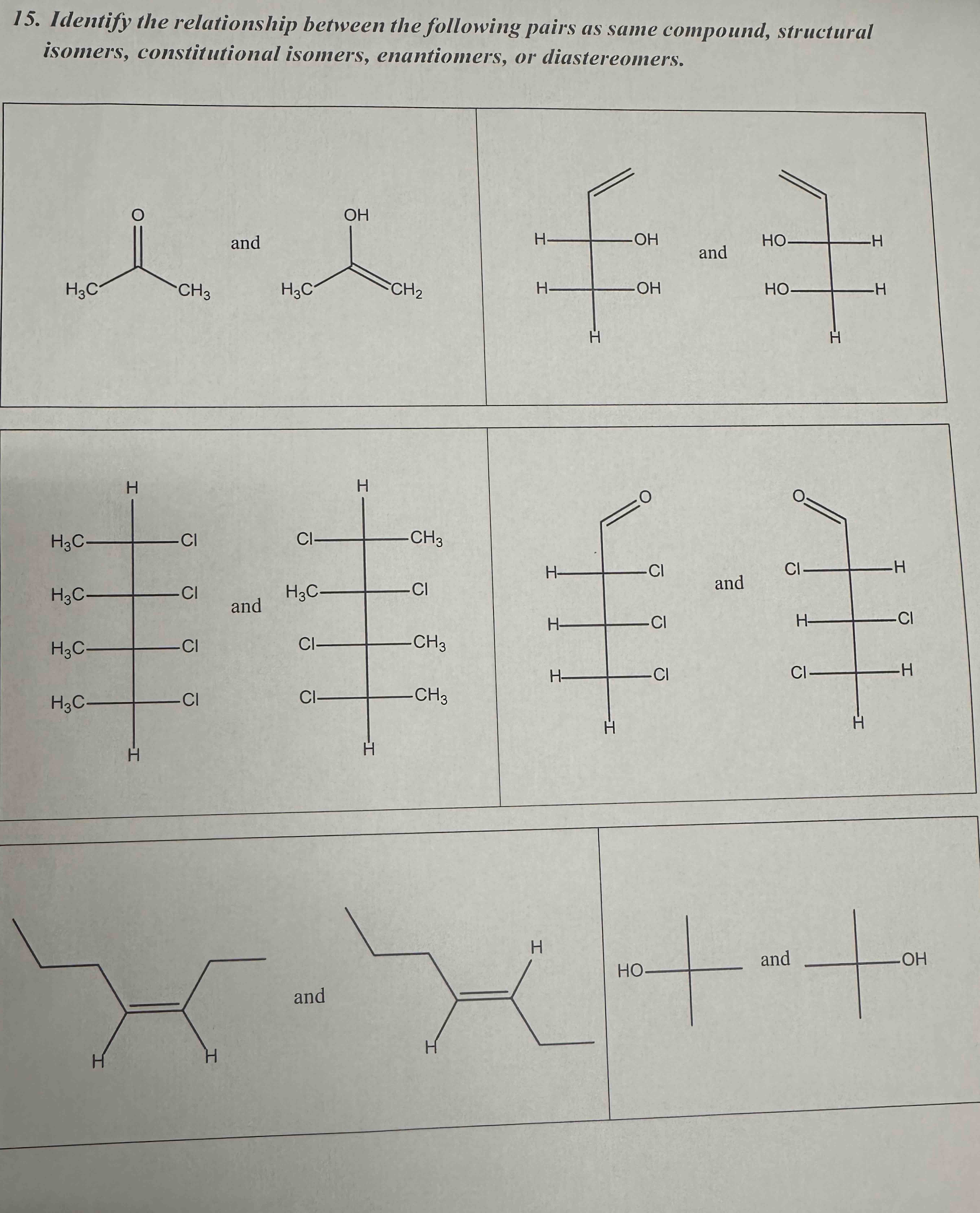 Solved Identify the relationship between the following pairs | Chegg.com
