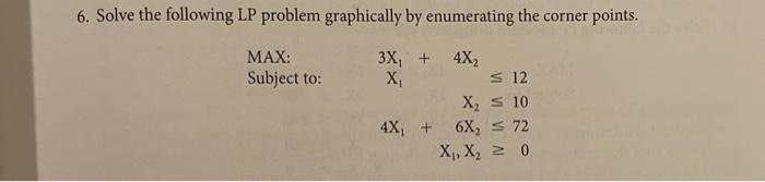 Solved A) draw the graph and determine a feasible reason.B) | Chegg.com