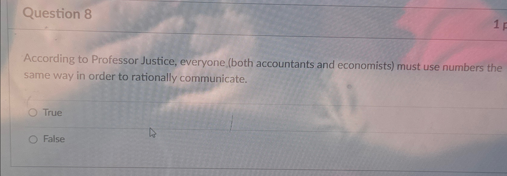 Solved Question 8According to Professor Justice, everyone | Chegg.com Solved Question 8According to Professor Justice, everyone | Chegg.com