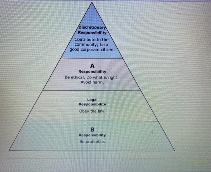 Solved Discretionary Responsibility Contribute to the | Chegg.com