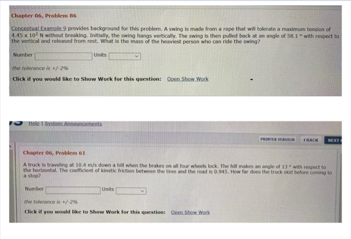 Solved Chapter 06, Problem 86 Conceptual Example 9 provides | Chegg.com