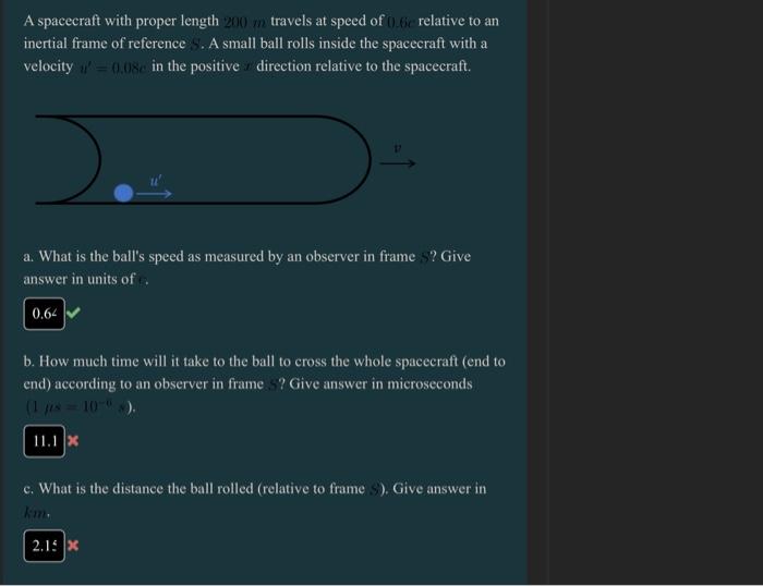 Solved A spacecraft with proper length $200 \mathrm{~m}$ | Chegg.com