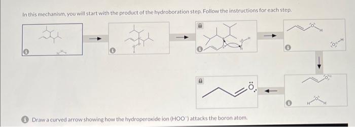 Solved Draw a curved arrow showing how the hydroperoxide ion | Chegg.com