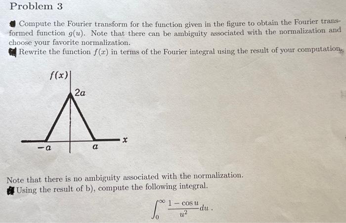 Solved -1 Compute the Fourier transform for the function | Chegg.com Solved -1 Compute the Fourier transform for the function | Chegg.com