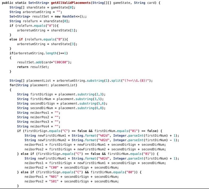 Solved public static String[] generateMove(String[] [] | Chegg.com