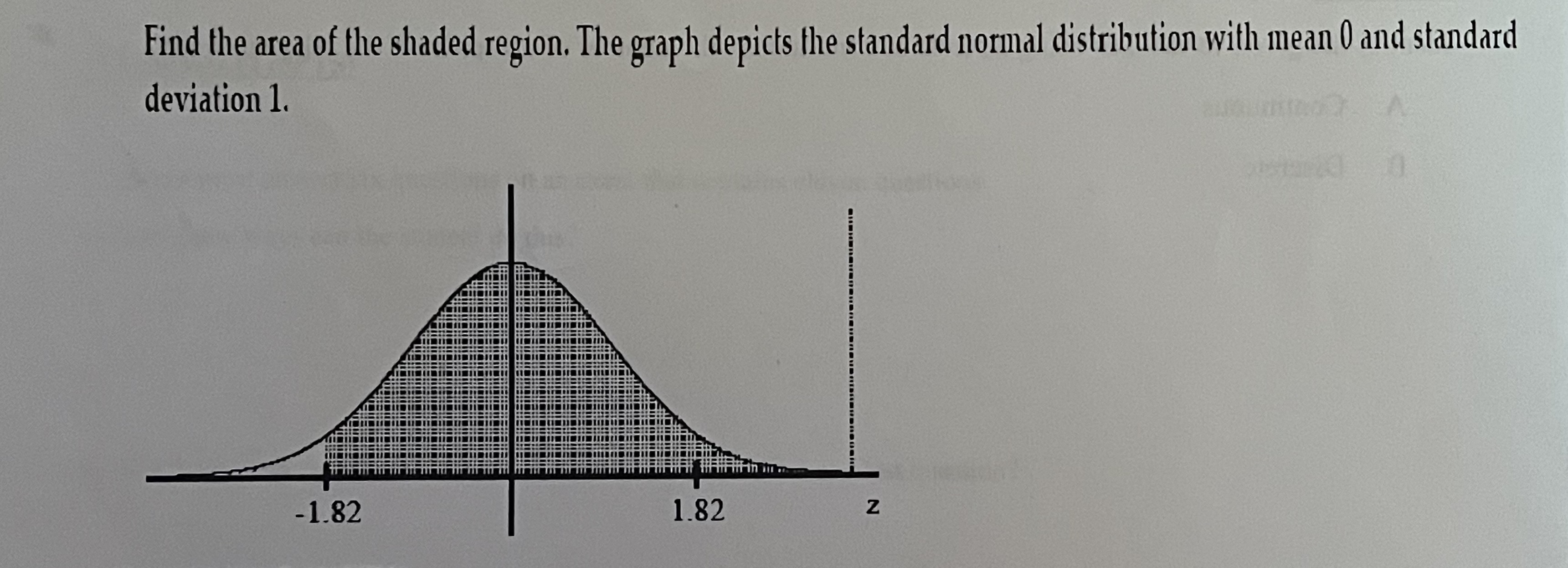Solved Find the area of the shaded region. The graph depicts | Chegg.com