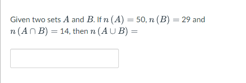 (picture 1) ﻿Given two sets A and | Chegg.com