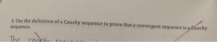 Solved 2. Use the definition of a convergent sequence to | Chegg.com
