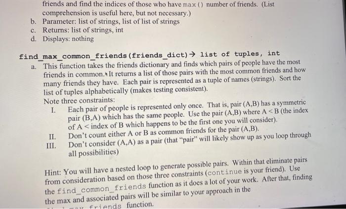 Solved File Specifications You will develop a Python program | Chegg.com