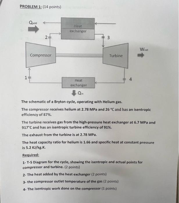 Solved PROBLEM 1: (14 points) The schematic of a Bryton | Chegg.com
