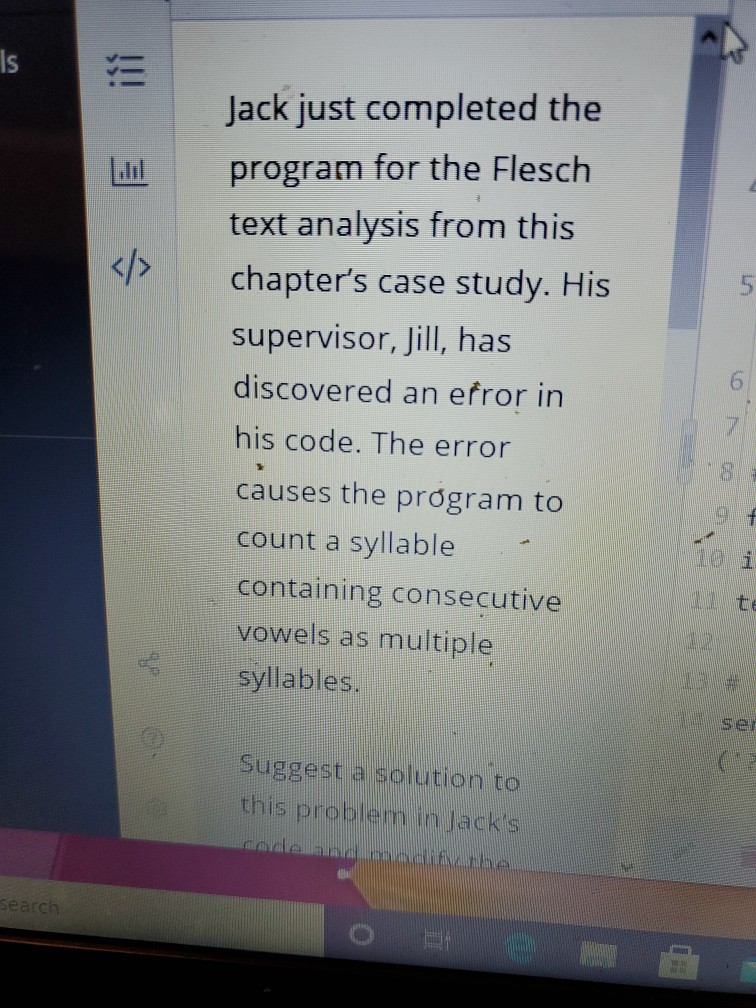 Solved Is iii Jack just completed the program for the Flesch | Chegg.com