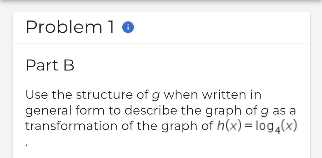 Use the structure of g when written in general form | Chegg.com