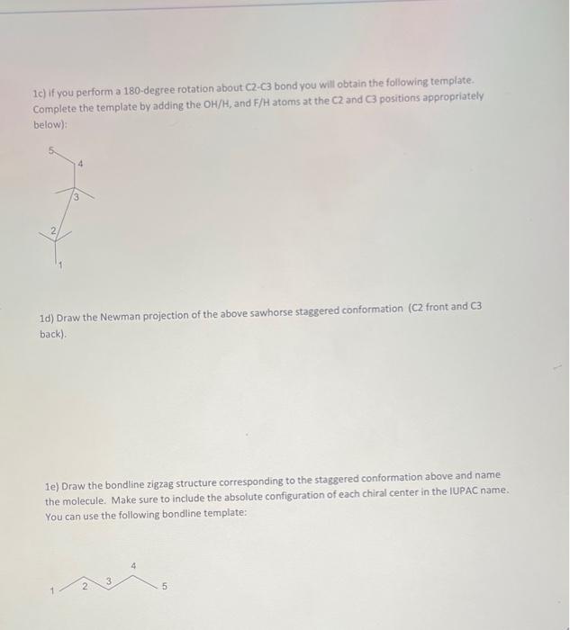 Solved (20 points) Consider the following Fischer | Chegg.com