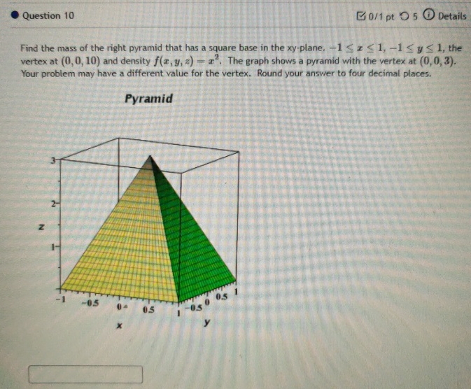 Solved Question 1001 ﻿pt5DetailsFind the mass of the right | Chegg.com