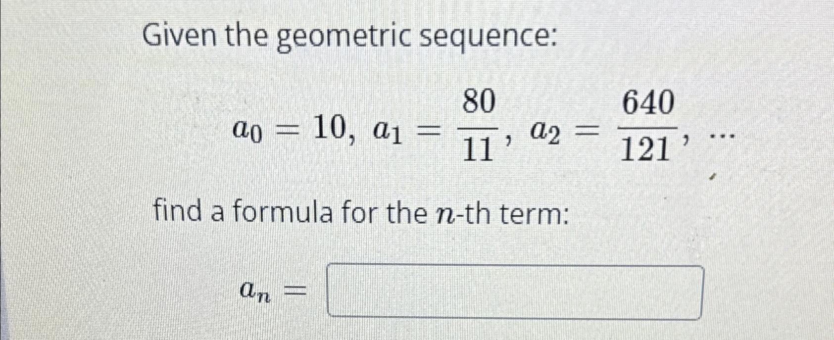 Solved Given the geometric | Chegg.com