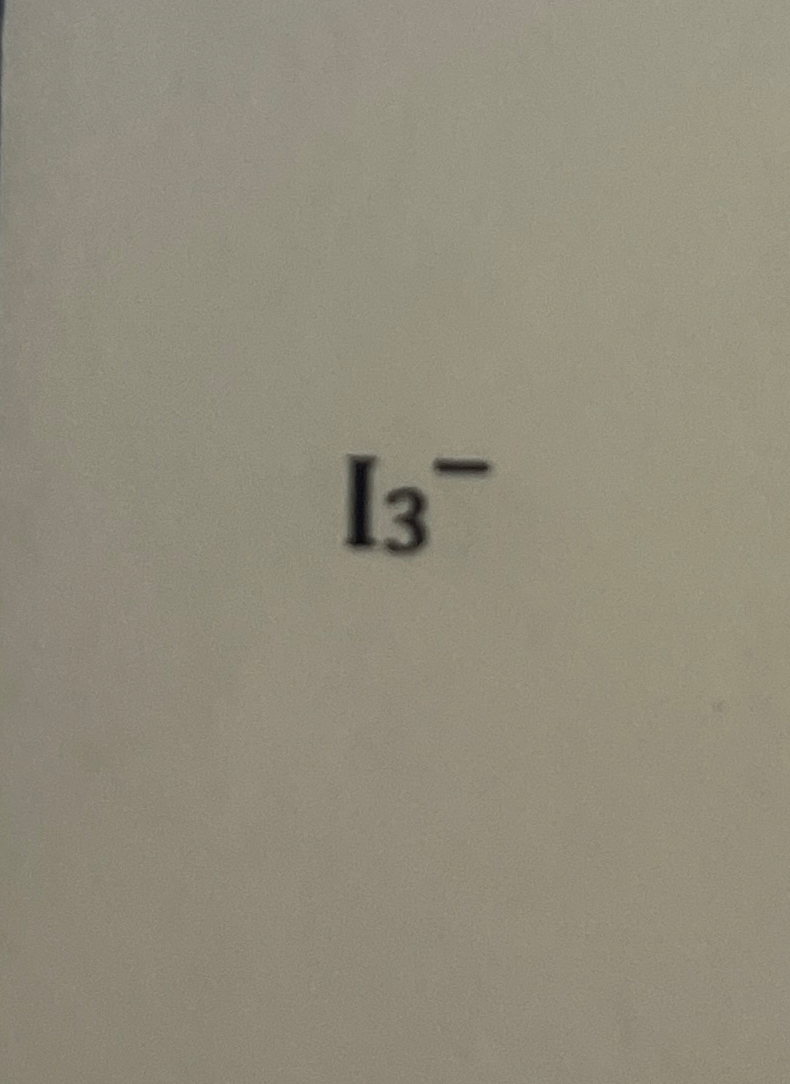 High Quality SOLUTION I3-Lewis dot structure | Chegg.com