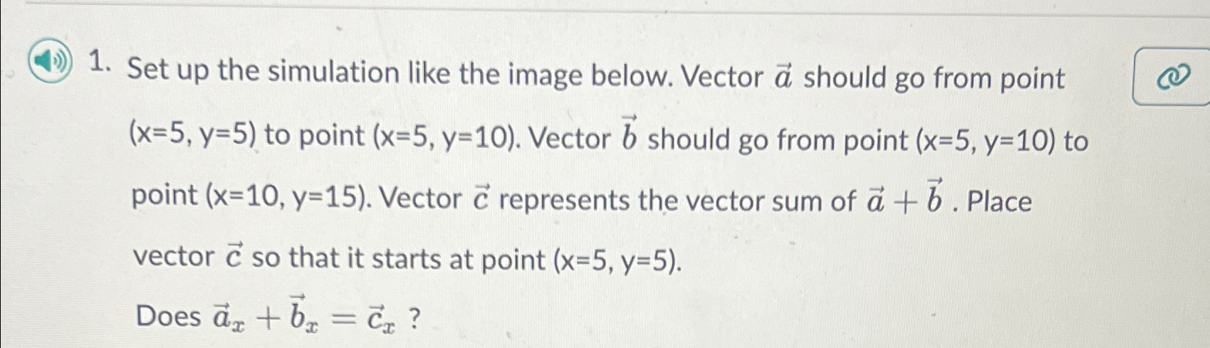 Solved (11)) 1. ﻿Set up the simulation like the image below. | Chegg.com