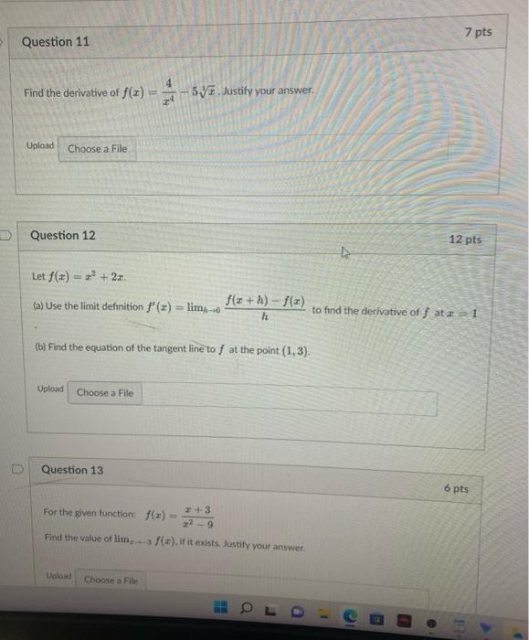 Solved Find the derivative of f(x)=x44−53x. Justify your | Chegg.com