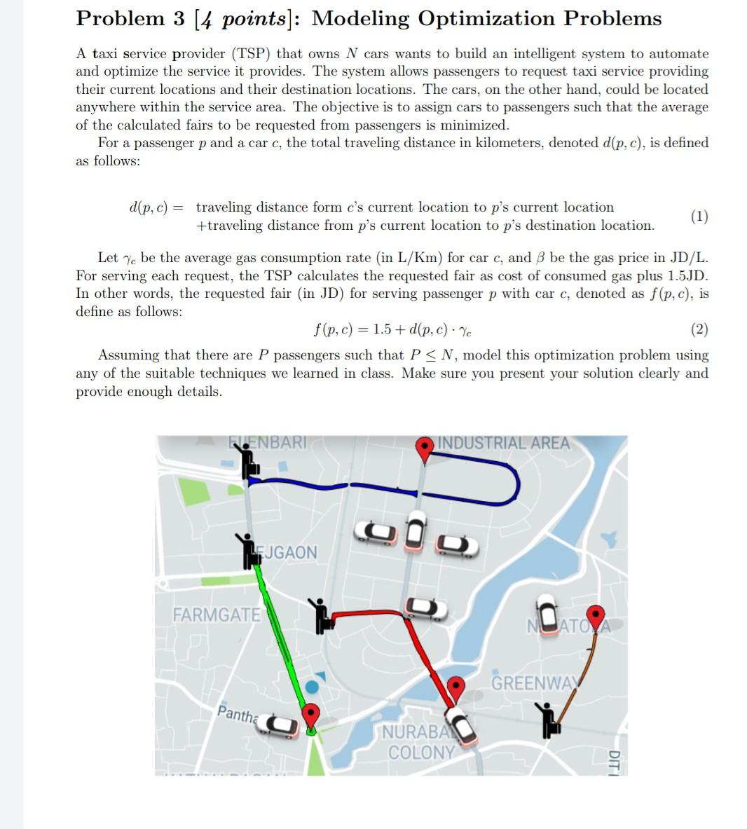 Solved Problem 3 (4 points]: Modeling Optimization Problems | Chegg.com
