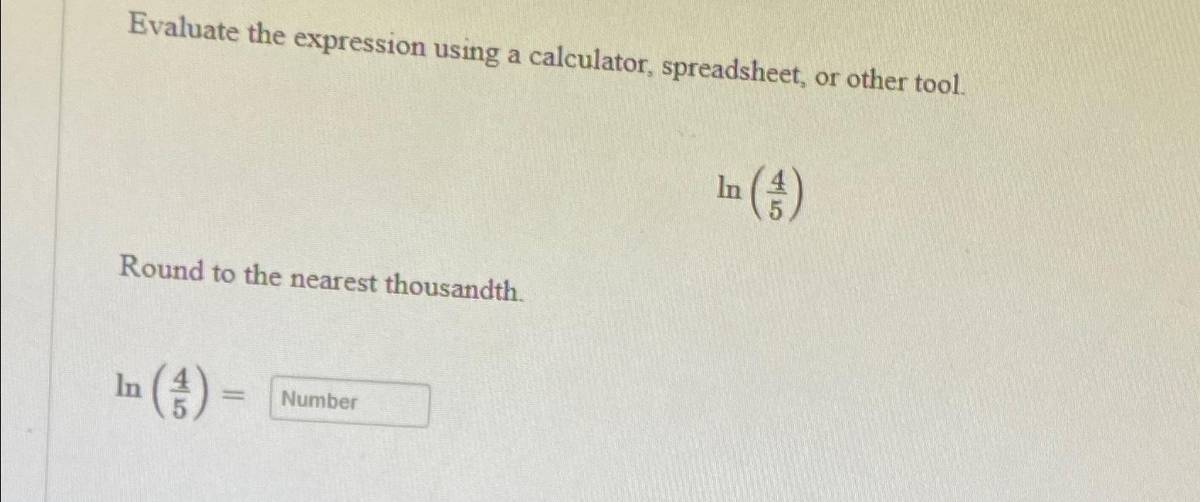 Solved Evaluate the expression using a calculator, | Chegg.com