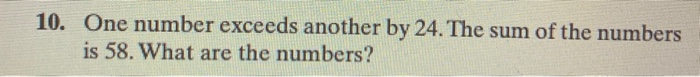 Solved 8. 70% of what number is 252? 10. One number | Chegg.com