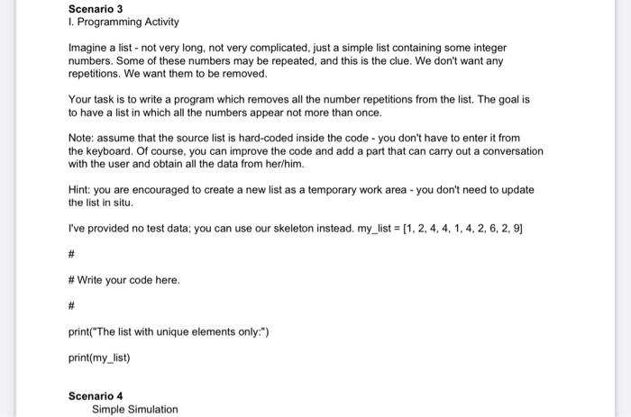Solved Procedure 1. Open your preferred editor for Python. | Chegg.com