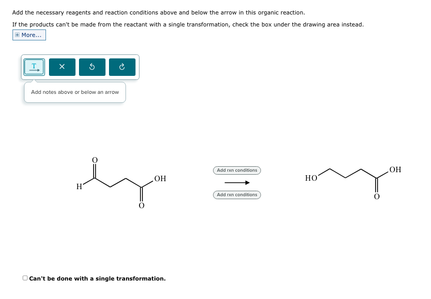 Solved Add the necessary reagents and reaction conditions | Chegg.com