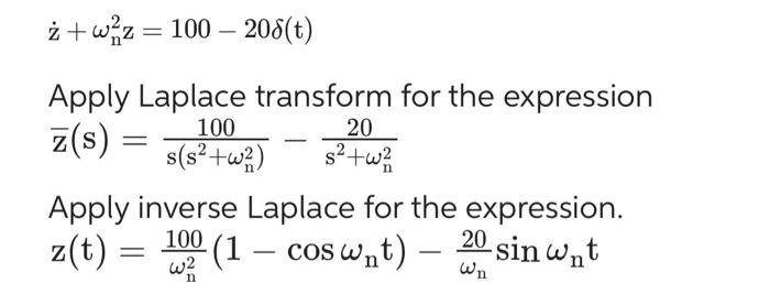 Solved Show how the laplace transform and the inverse | Chegg.com