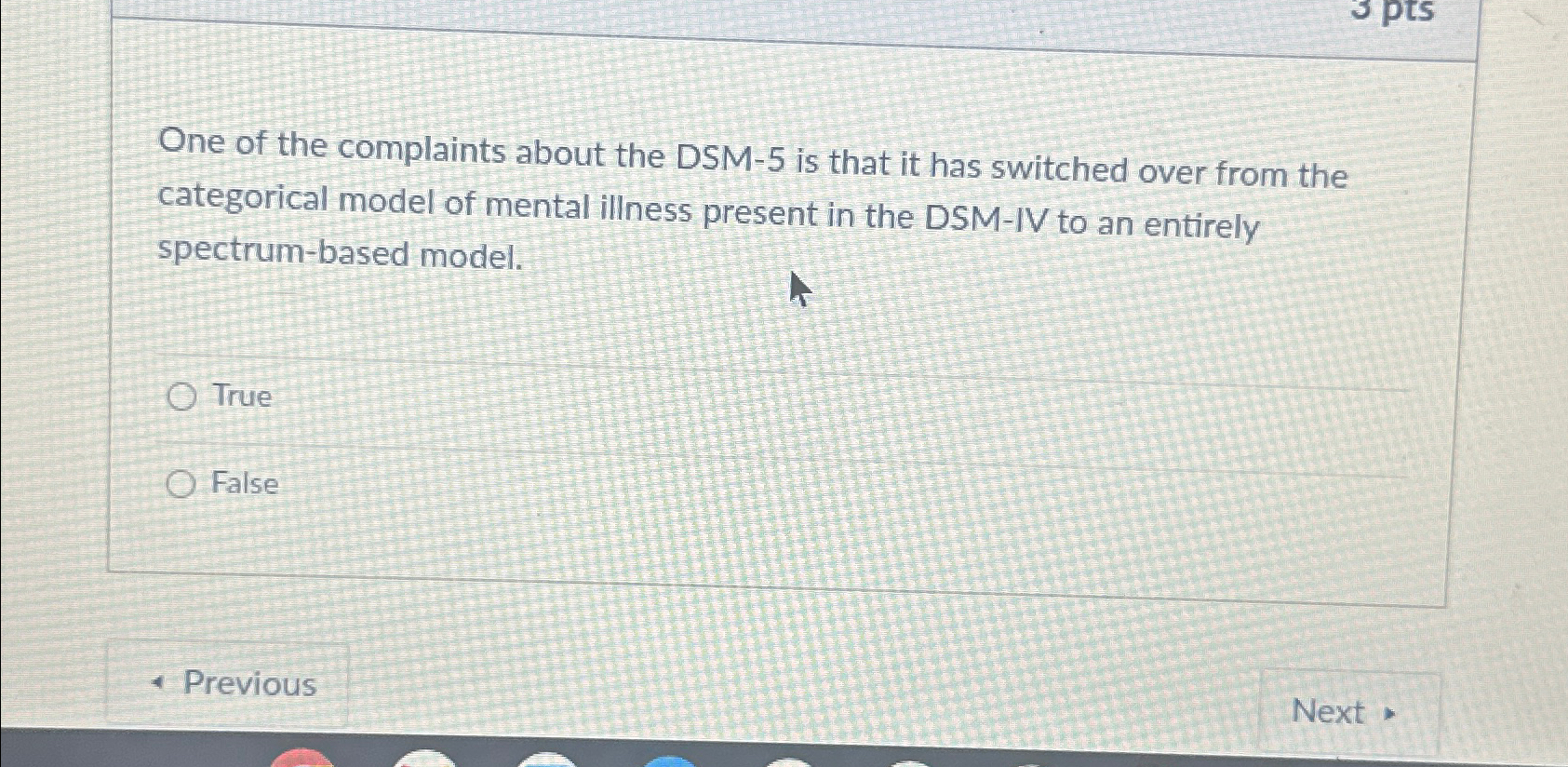 Solved One of the complaints about the DSM-5 ﻿is that it has | Chegg.com