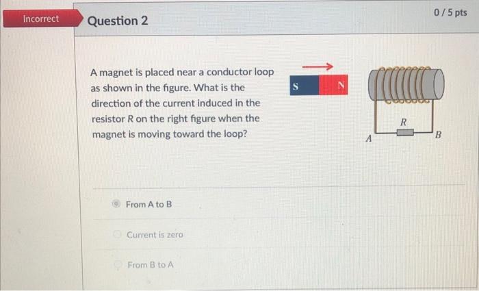 Solved A magnet is placed near a conductor loop as shown in | Chegg.com