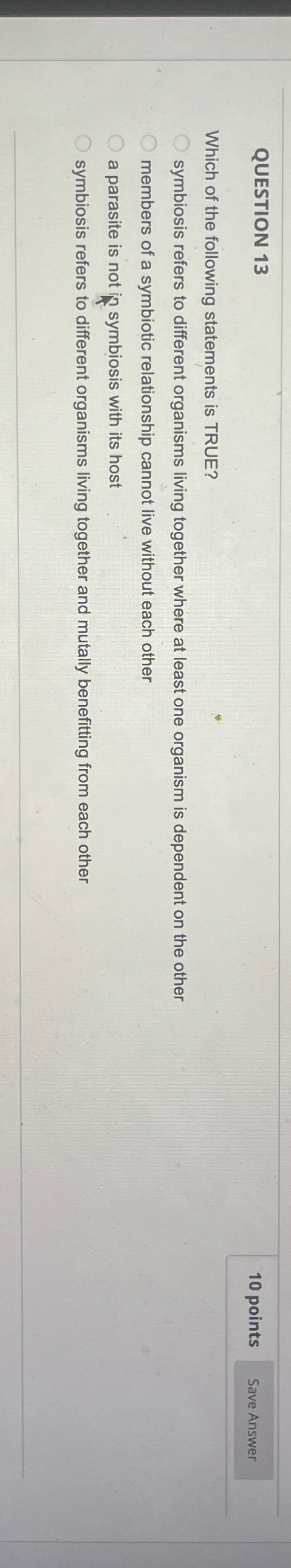 Solved QUESTION 1310 ﻿pointsWhich of the following | Chegg.com