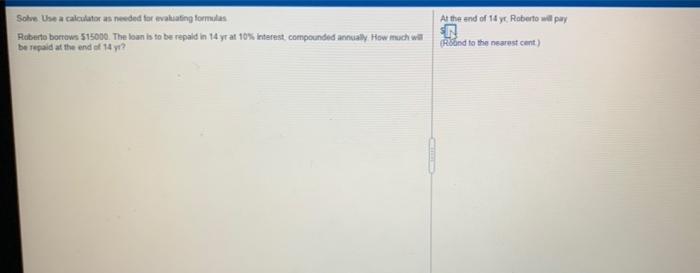 Solved Sohe Use a calculator as needed for evaluating | Chegg.com