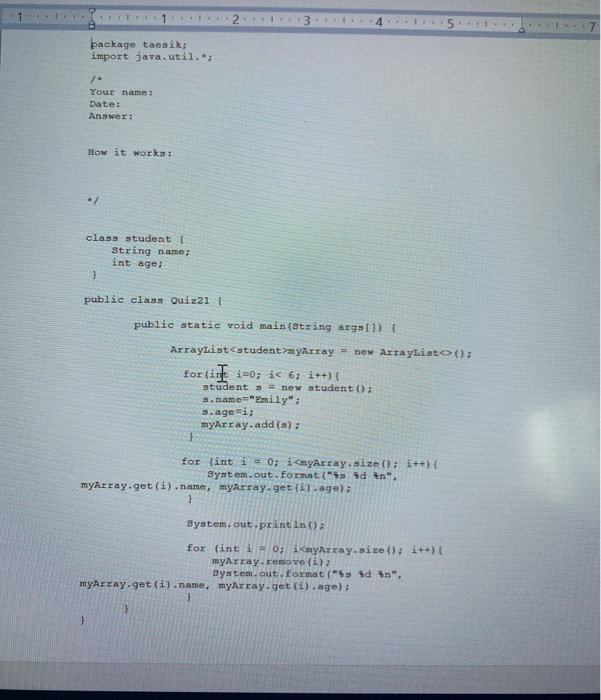 Solved What output is produced by the following code? | Chegg.com
