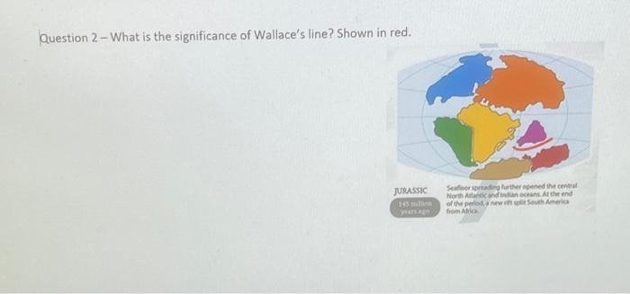 Solved Question 2 - What is the significance of Wallace's | Chegg.com