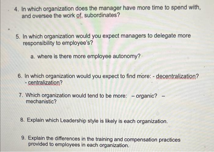 Solved ORGA ORG B Answer (and explain] these questions based | Chegg.com