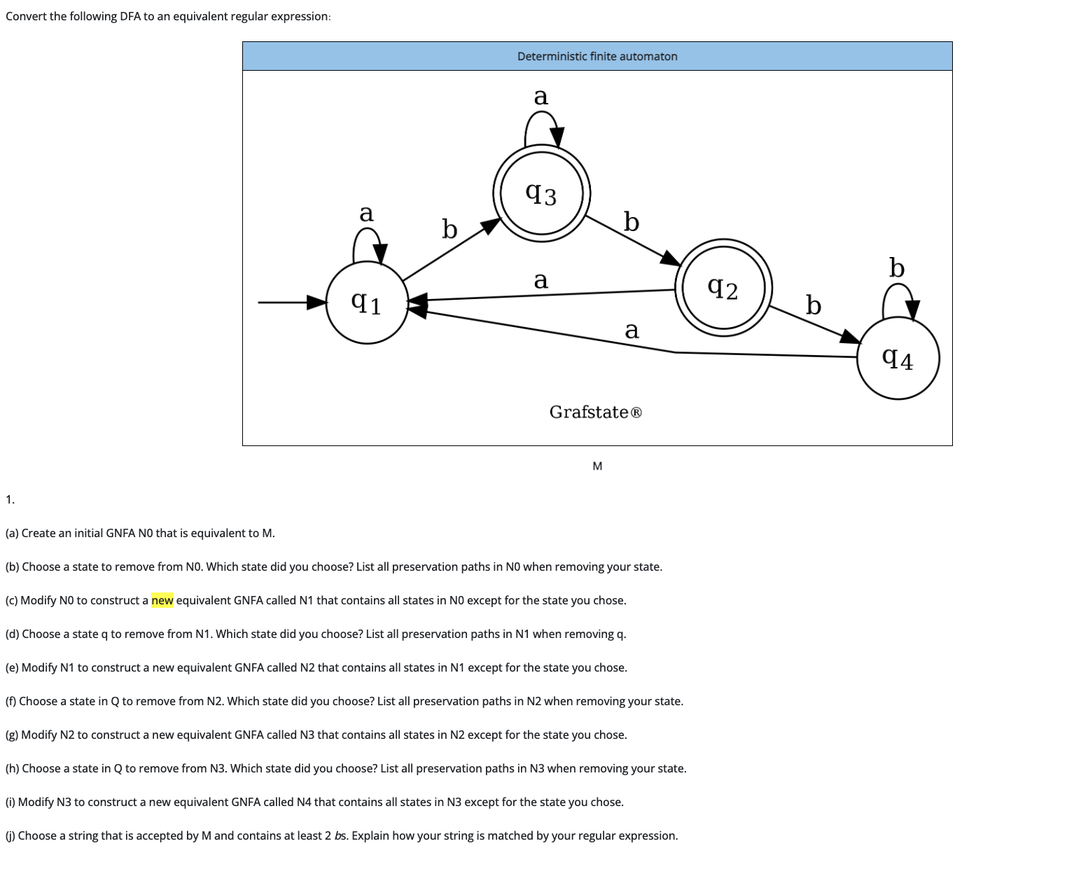 Solved Convert the following DFA to an equivalent regular | Chegg.com