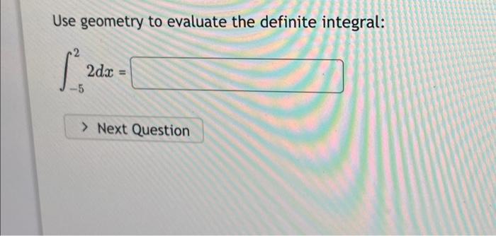 Solved Use geometry to evaluate the definite integral: | Chegg.com